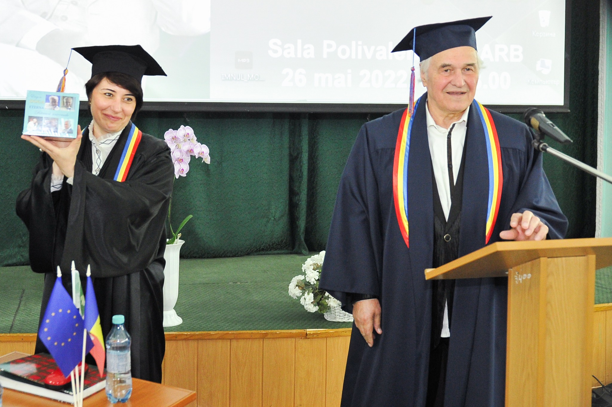 Conferirea titlului onorific de Doctor Honoris Causa maestrului Eugen ...