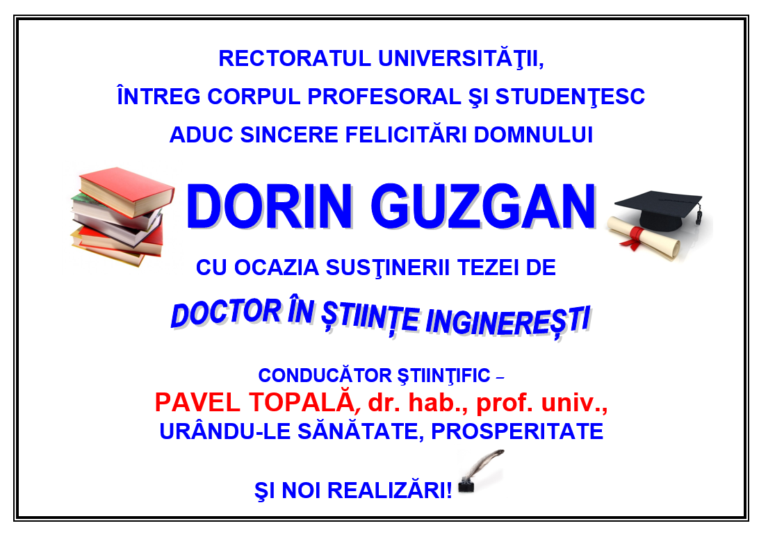 FELICITĂRI DOMNULUI DORIN GUZGAN – media.usarb